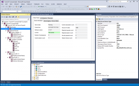 TwinCAT OPC UA Server Now Integrated into Visual Studio – OPC Connect