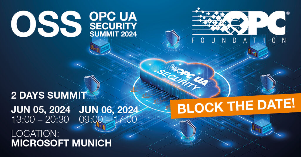 OPC UA Security Summit 2024 | Jun 5+6 – OPC Connect